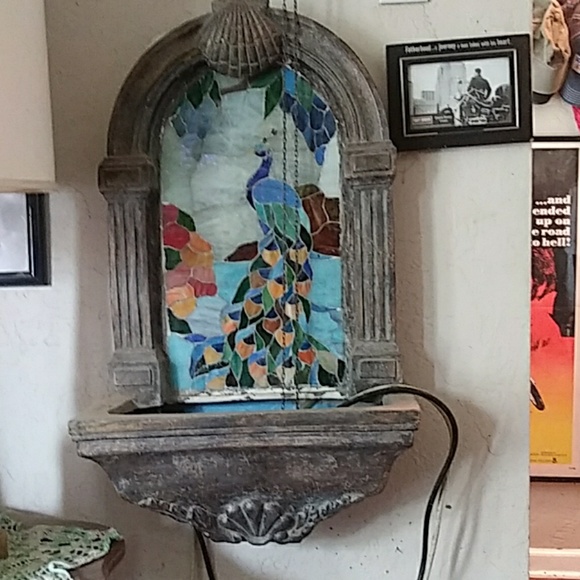 unknown | Other | Stained Glass Wall Hanging Fountain | Poshmark